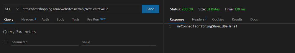 Storing Secrets For Azure Functions