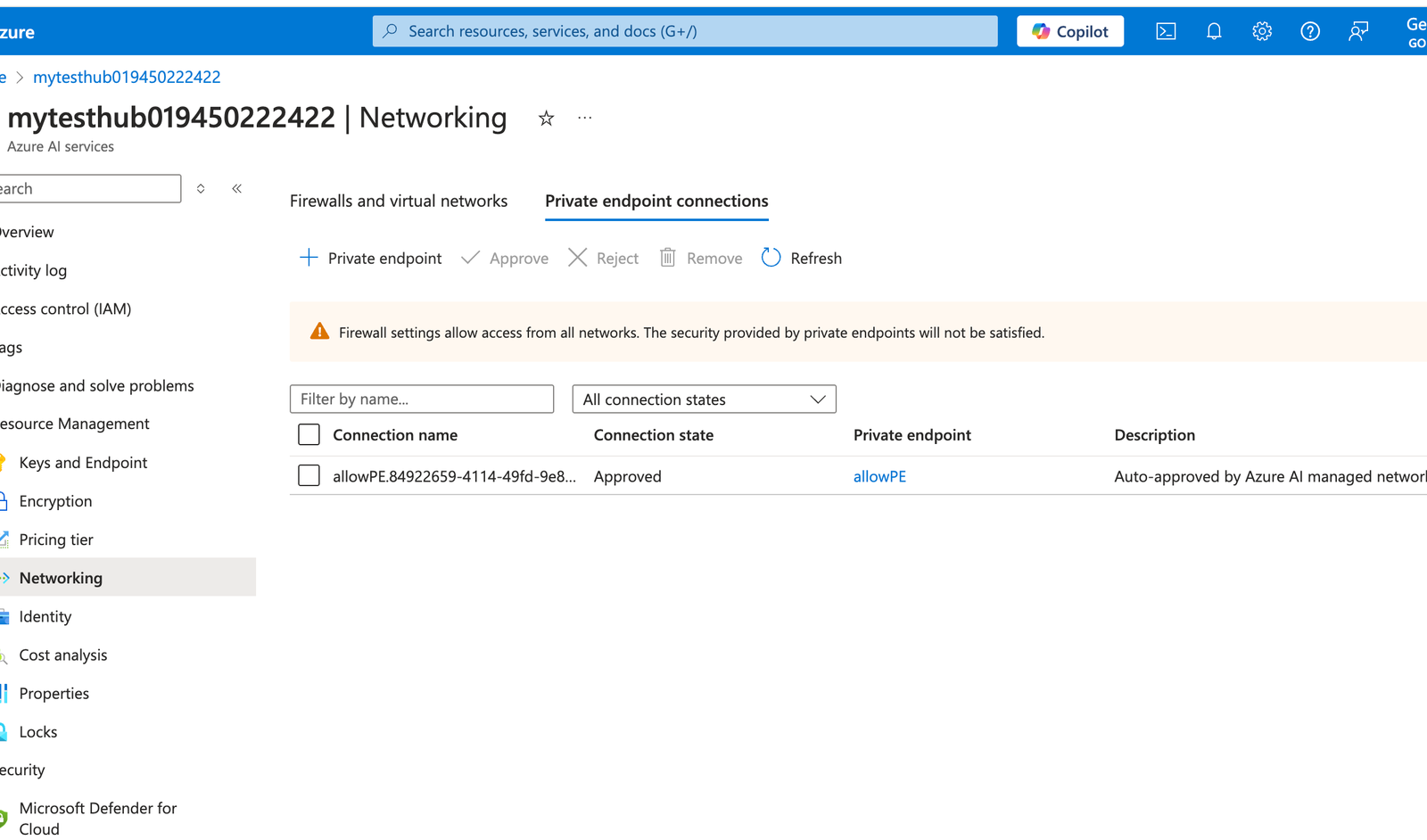 Using managed private endpoints in Azure AI Foundry