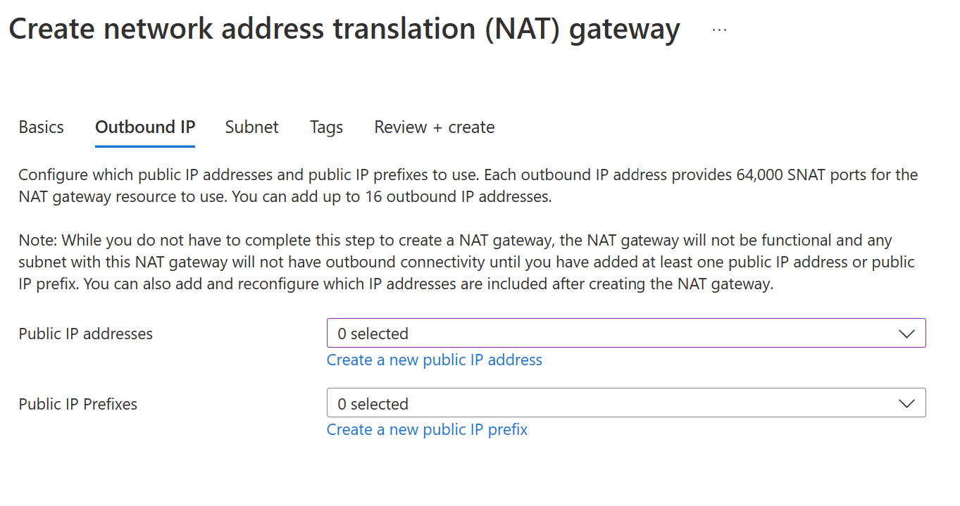 Exploring Azure Nat Gateway