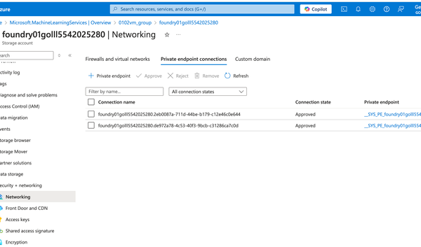 Using managed private endpoints in Azure AI Foundry